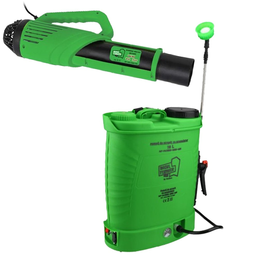 Atomizor electric portabil 80w + pompa de stropit electrica 18L set ...