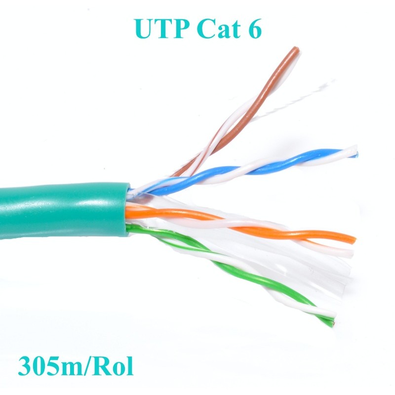 Cablu cat6 UTP Cupru integral cu 8 fire – PEDAVO