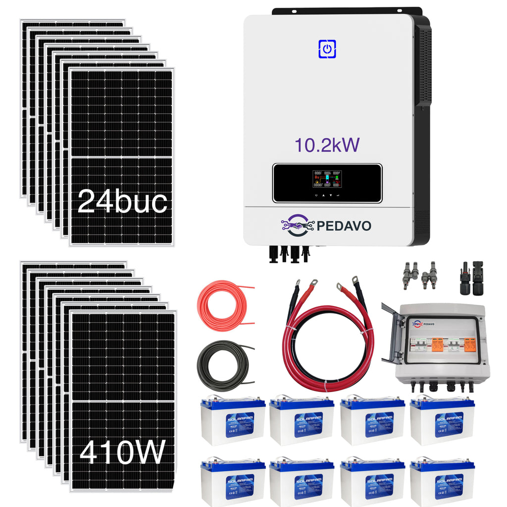 Kit panouri fotovoltaice 10 kW pret promotional – PEDAVO