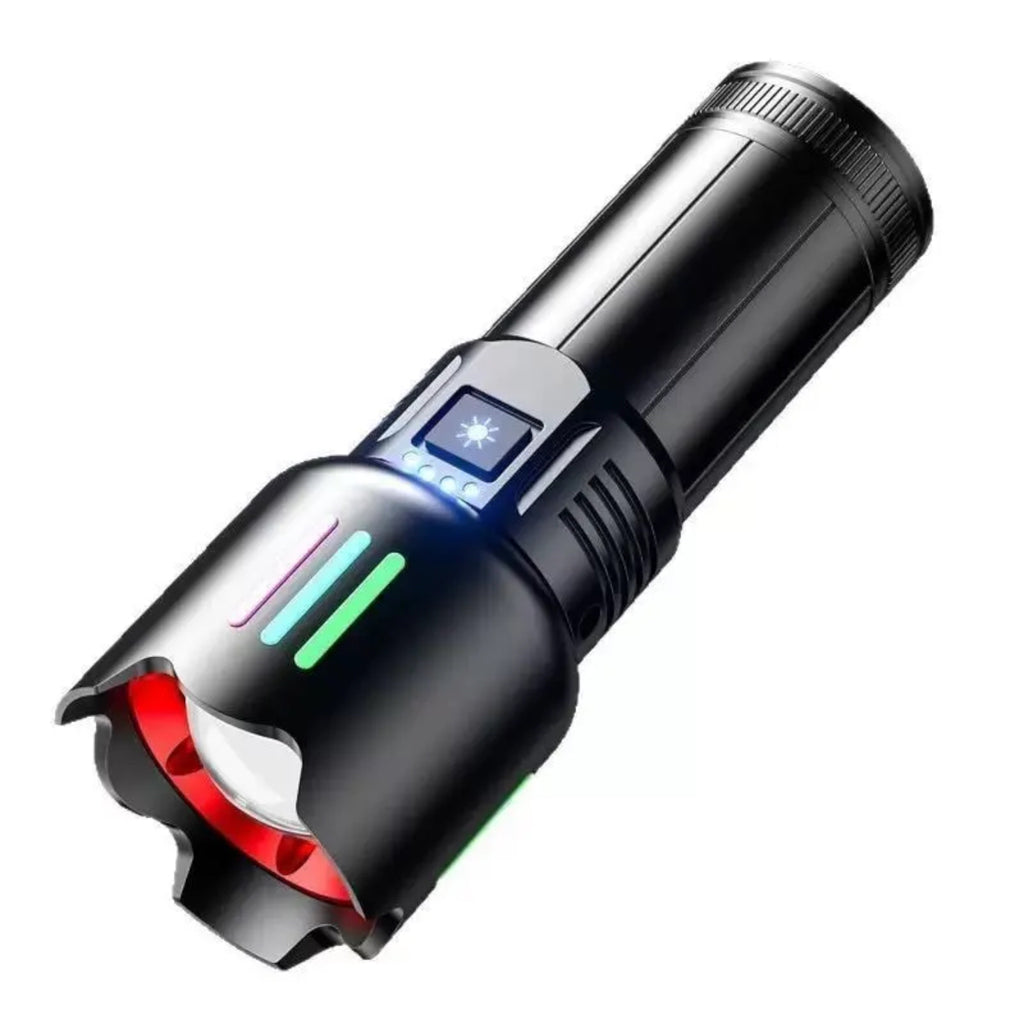 Lanterna CB-W522D TG Wick 3000m Zoom Stretch USB Type-C 3x18650 - PEDAVO