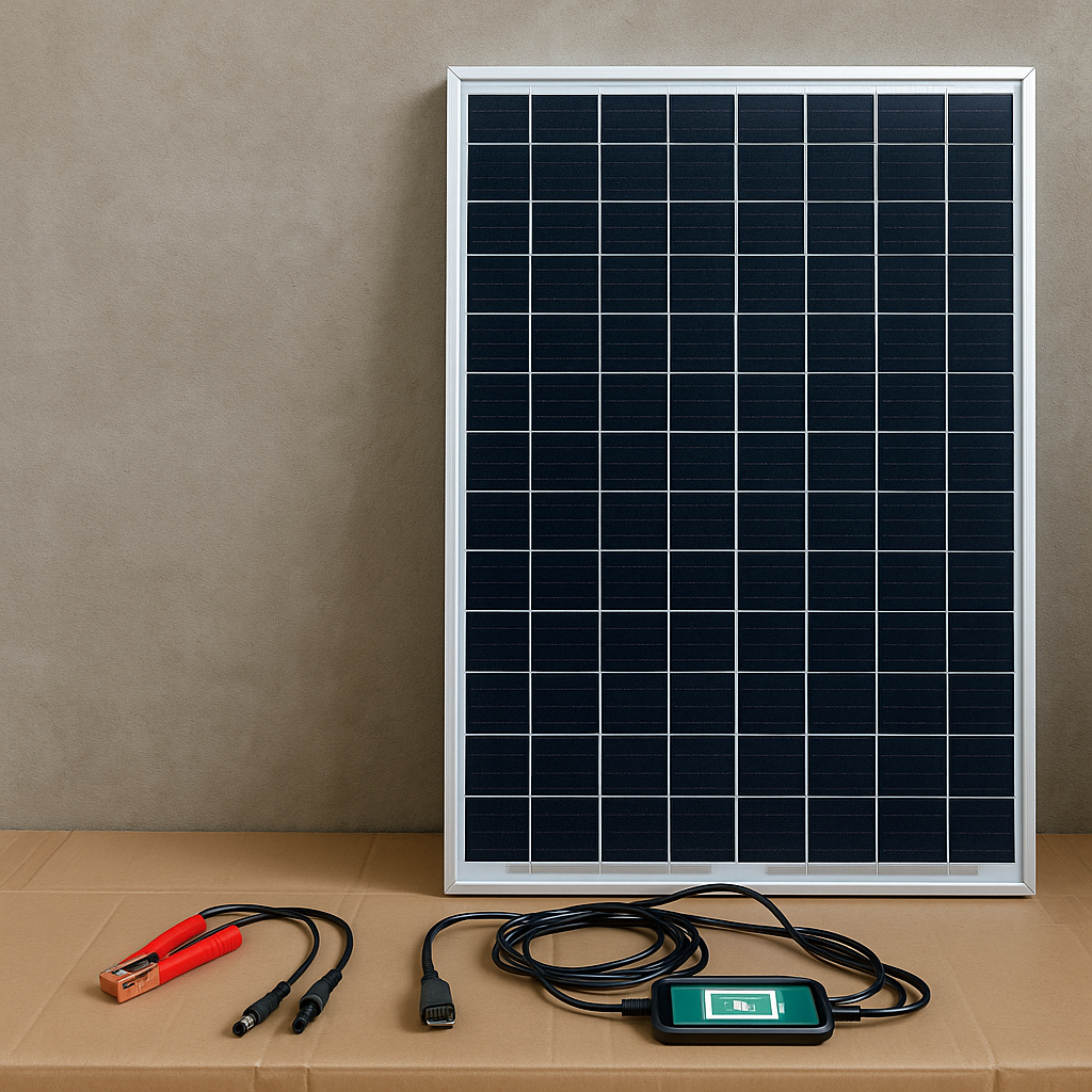 Panou Solar 100W cu iesire de 5V, 9V si 18V – PEDAVO