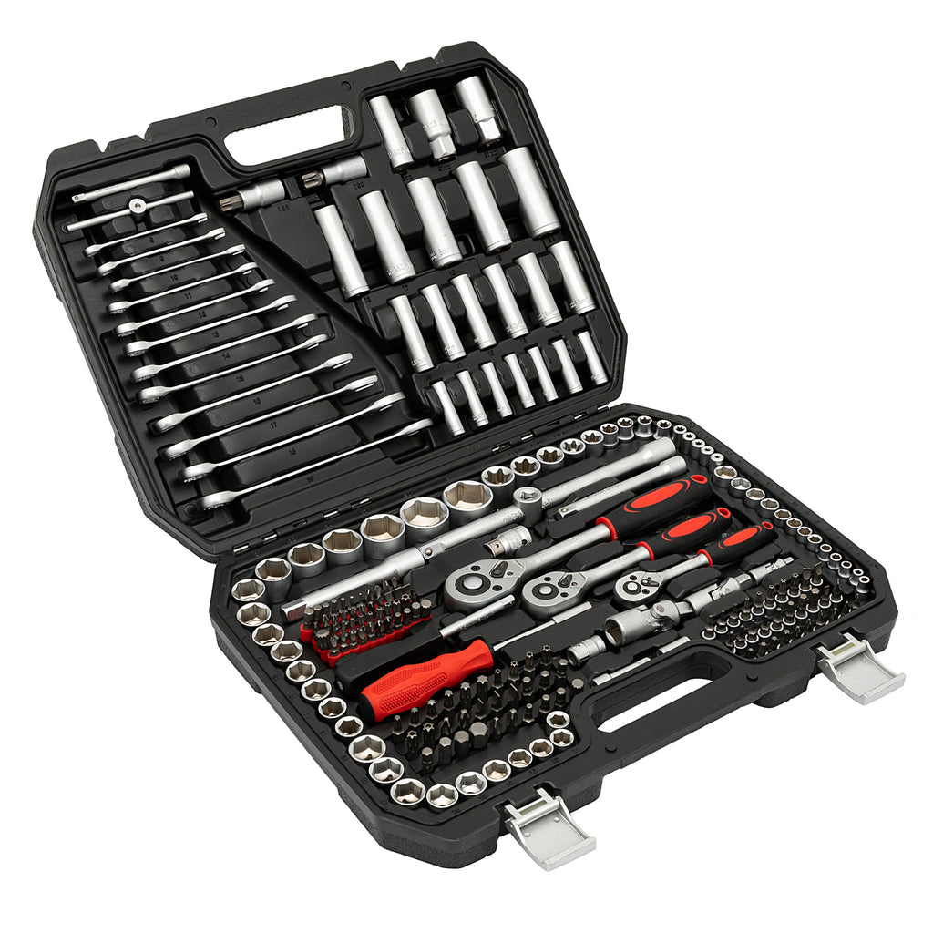 Trusa de scule profesionala 216 piese tubulare torx imbus clichet – PEDAVO